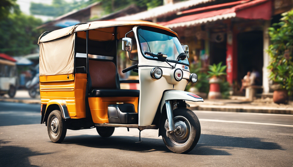 Le tuk-tuk en Thaïlande : un moyen de transport authentique à découvrir