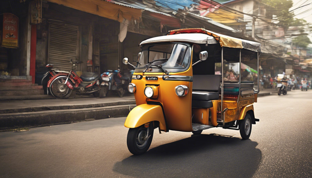 Le tuk-tuk en Thaïlande : un moyen de transport authentique à découvrir
