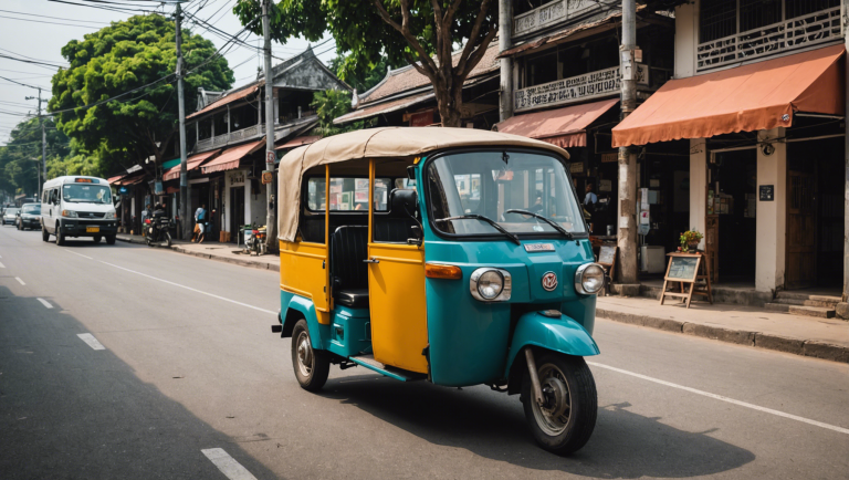 Le tuk-tuk en Thaïlande : un moyen de transport authentique à découvrir 🌏🛵