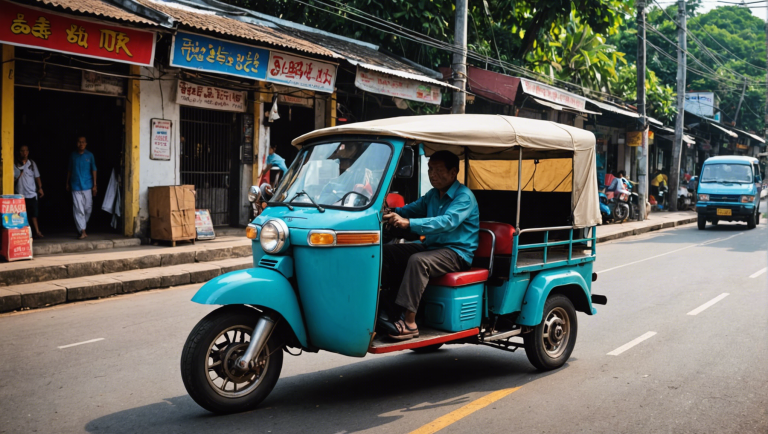 Le tuk-tuk en Thaïlande : un moyen de transport authentique à découvrir 🌏🛵